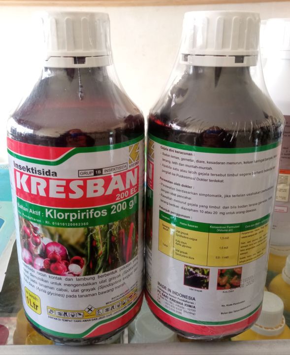 INSEKTISIDA KRESBAN 200 EC 1 LITER | Lazada Indonesia