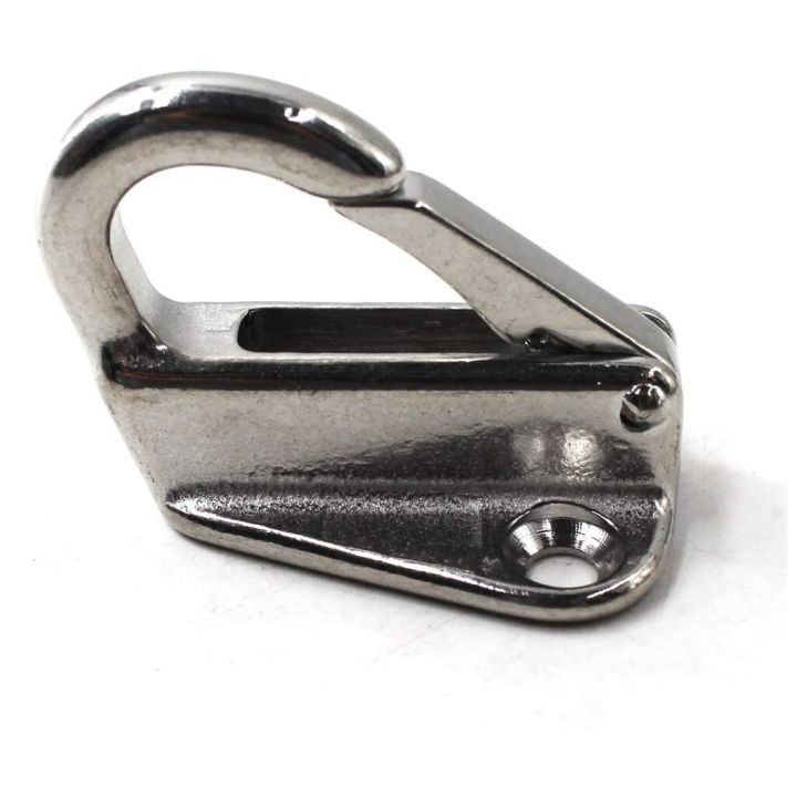 Stainless Steel Fending Hooks Spring Hook Snap Attach Rope Boat Sail ...