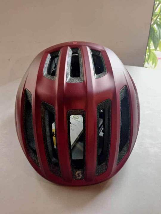 SCOTT CENTRIC PLUS SPARKLING RED BICYCLE HELMET MEDIUM | Lazada PH