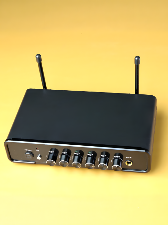 Wireless Charging Karaoke Microphone Professional Singing Mic TV ...