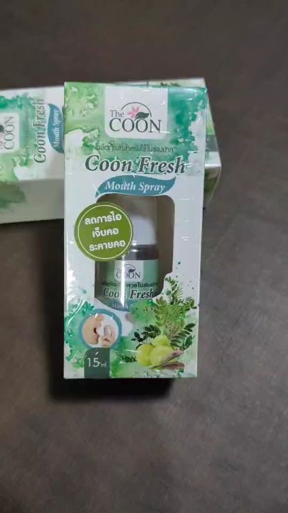 สเปรย์พ่นคอ Coon Fresh Mouth Spray 15ML | Lazada.co.th
