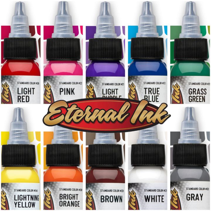 Eternal Ink ทุกสี สีสักขนาด1.oz รับประกันของแท้ | Lazada.co.th