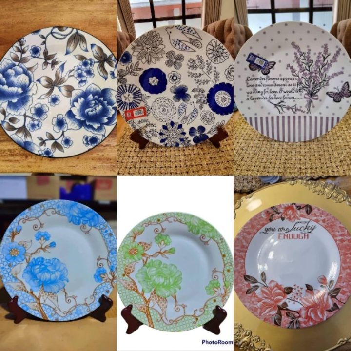 9inch ceramic plate set of 6pcs | Lazada PH