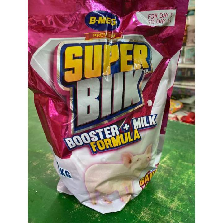 B-MEG SUPER BIIK BOOSTER+MILK FORMULA 1KG PIG MILK BOOSTER | Lazada PH