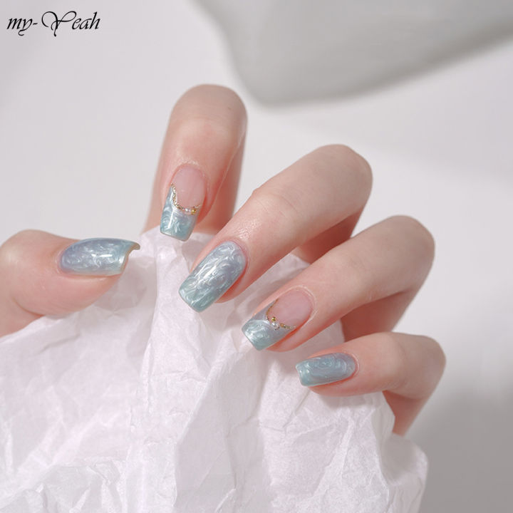 myyeah 5ml 8 colors shell thread gel glitter glitter gel polish | Lazada