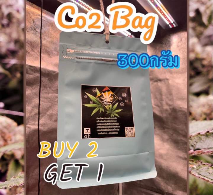 Co2 bag เพิ่มขนาด 300g ซื้อ 2 ฟรี 1 ถุงคาร์บอนไดออกไซด์ ถุงเพิ่ม Co2 ...