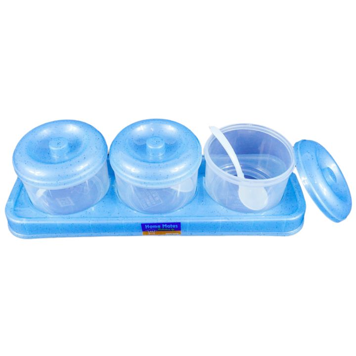 3in1 Kitchen Plastic Container Jar Canister Coffee, Sugar and Milk ...