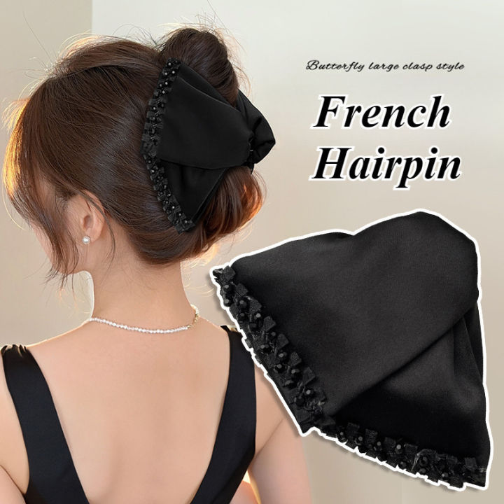 French Elegant Triangle Hair Clamp New Fashion Claw Clip Aesthetic ...
