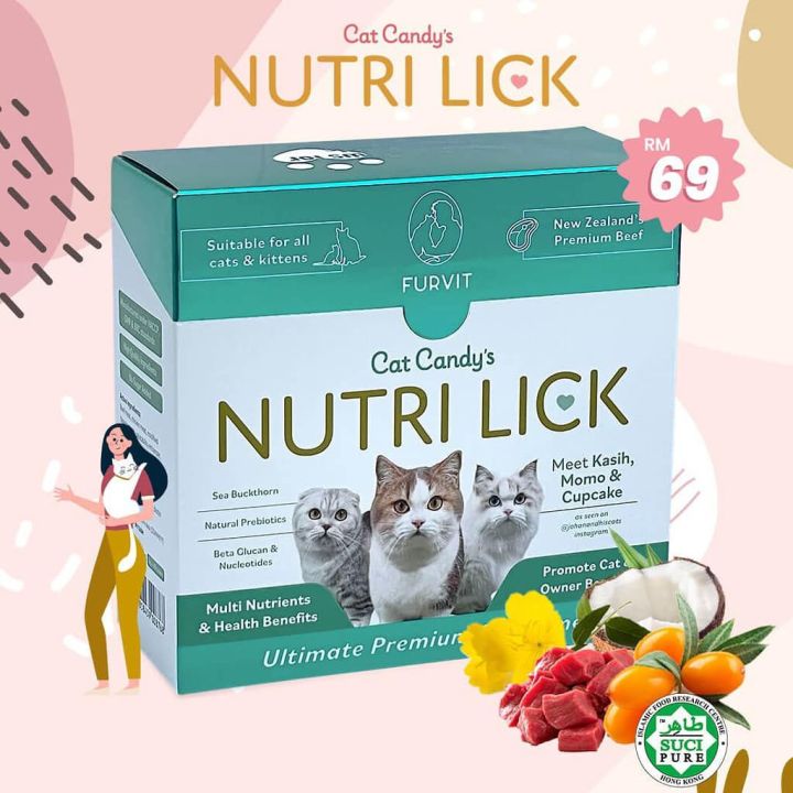 Ready Stock Vitamin Kucing Cat Candy's Nutri Lick | Lazada