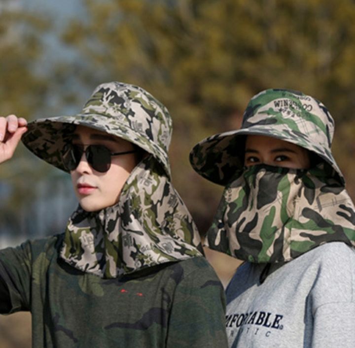 Topi Kebun Tutup Muka/Topi Memancing/Topi Ladang(ready stock) | Lazada