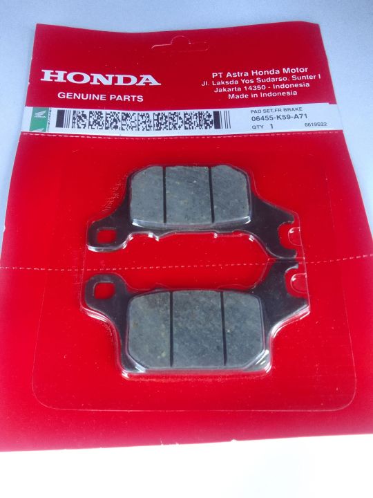 Genuine Brake Pad Click 125/150 GC v2 | Lazada PH
