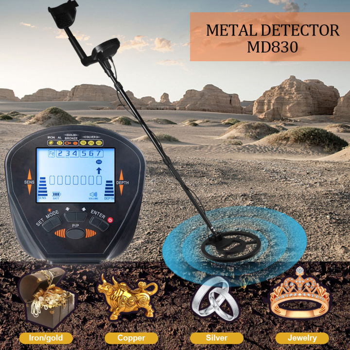 Metal Detector MD-830 Underground Depth 2.5m Scanner Search High ...