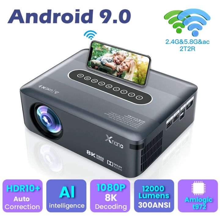 【Local Delivery】Salange X1 Projector 12000 Lumens Support 4k 8K Ultra ...