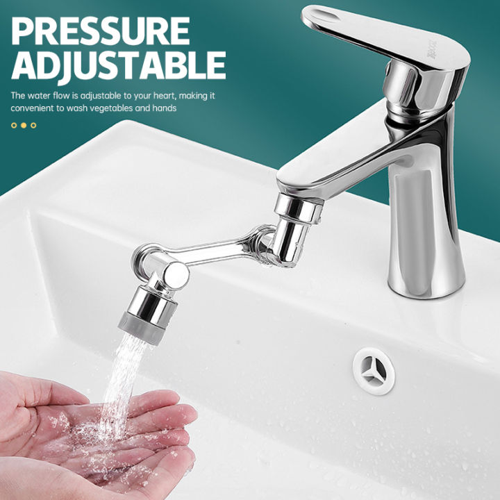 （24 hours delivery) 1080 Degree Faucet Extender Robotic Arm Universal ...