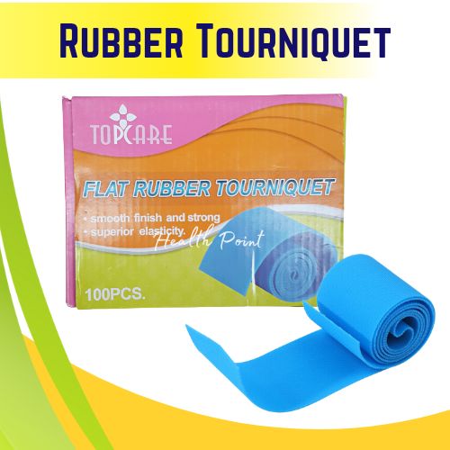 TOPCARE Tourniquet Rubber Flat (100's) | Lazada