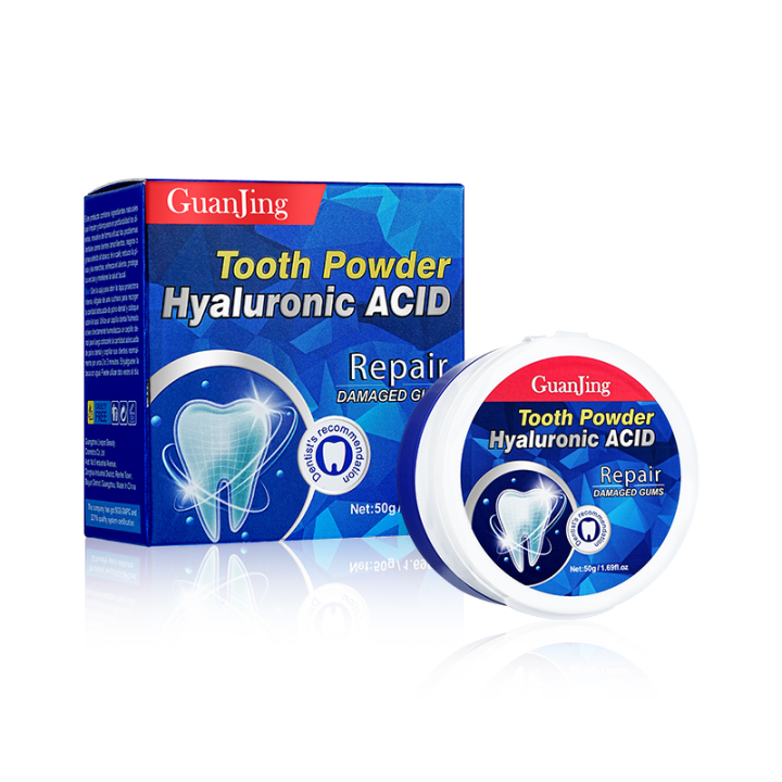 Tooth pwoder hyaluronic acid dental powder repair Teeth Whitening 50g ...