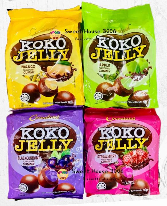Koko Jelly 720g Koko Jelly Apple strawberry blackcurrant mango Flavour ...