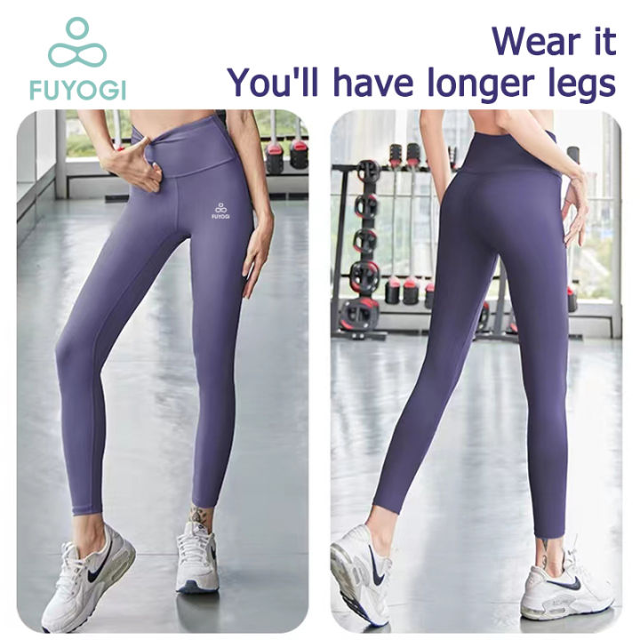 FUYOGI Yoga Pants High Waist Leggings for Running Yoga Sports Fitness ...