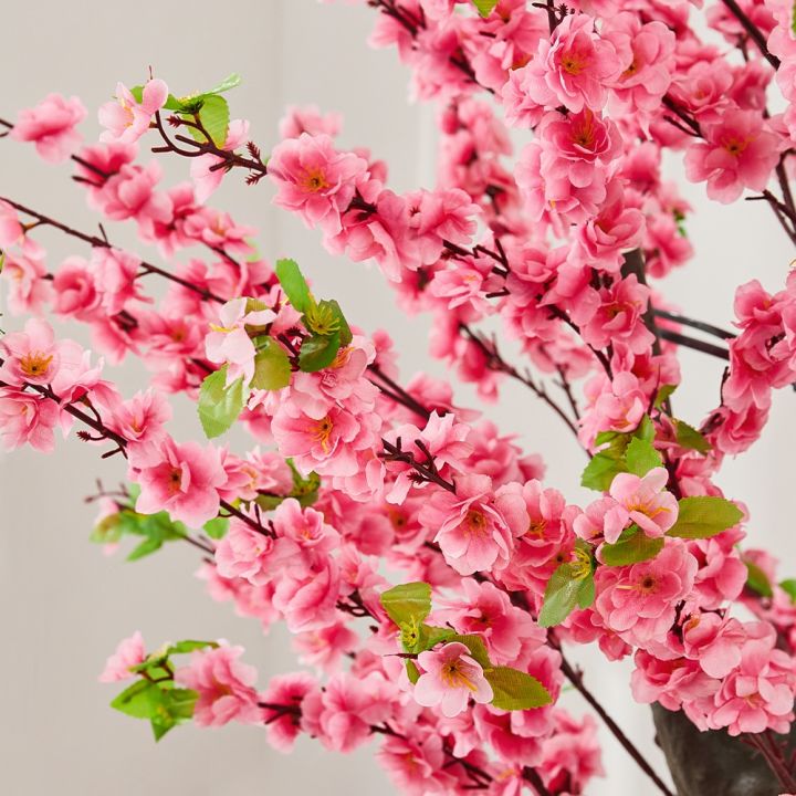 【Free Shipping】63cm Tall Fake Cherry Blossom Artificial Flowers Decor ...