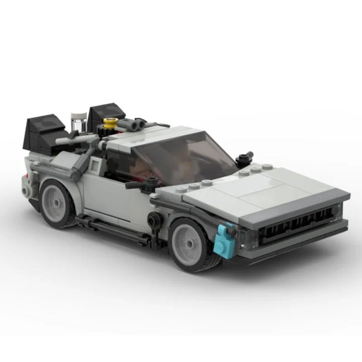 Moc Compatible Lego Mini Particles Suit Car 58776 Return To The Future ...