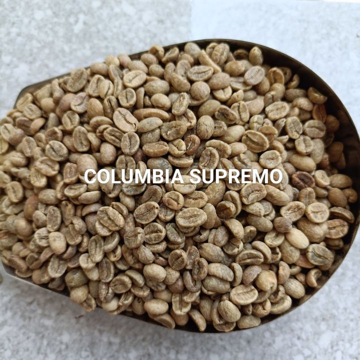 COLUMBIA SUPREMO GREEN COFFEE BEANS 1KG | Lazada PH