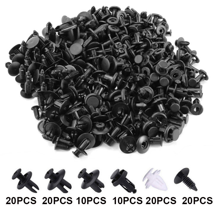 Baut Rivet Mobil/Universal Klip Bumper Baut Body Plastik Mobil Clip ...
