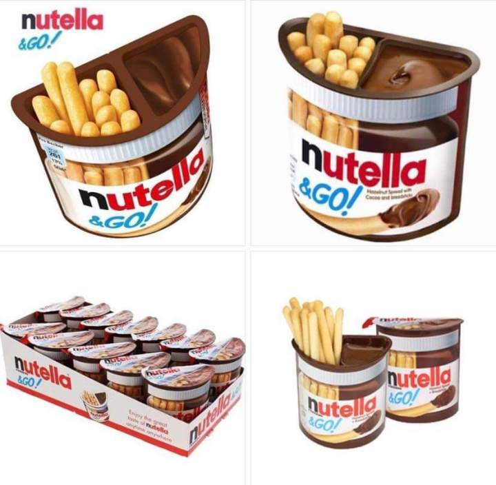 NUTELLA & GO นูเทลล่าโก 🍫 บิสกิตแท่งจิ้มช็อกโกแลตแท้ | Lazada.co.th