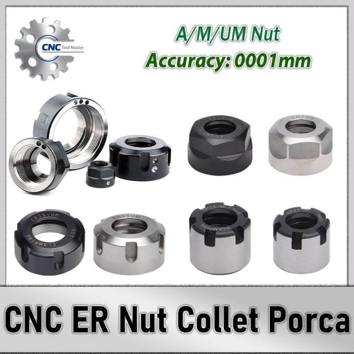 High precision ER11 ER16 ER20 ER25 ER32 UM nut ER collet nut for ...
