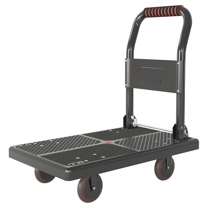 Trolley Pull Goods Cart Hand Buggy Folding Light and Portable Handling ...