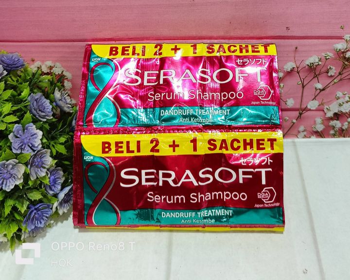 Serasoft Serum Shampoo Dandruff Treatment Rencengan Beli 2+1 Sachet ...