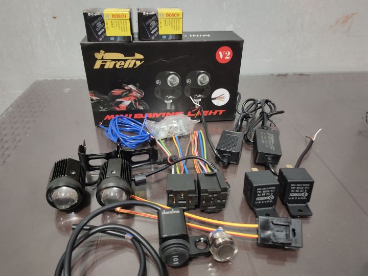 Mini driving light v2 package with high quality set | Lazada PH