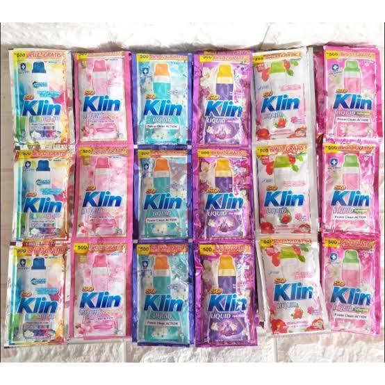 Soklin Cair 12 Sachet So Klin Liquid 22 ml Detergen Cair Harga Renceng ...