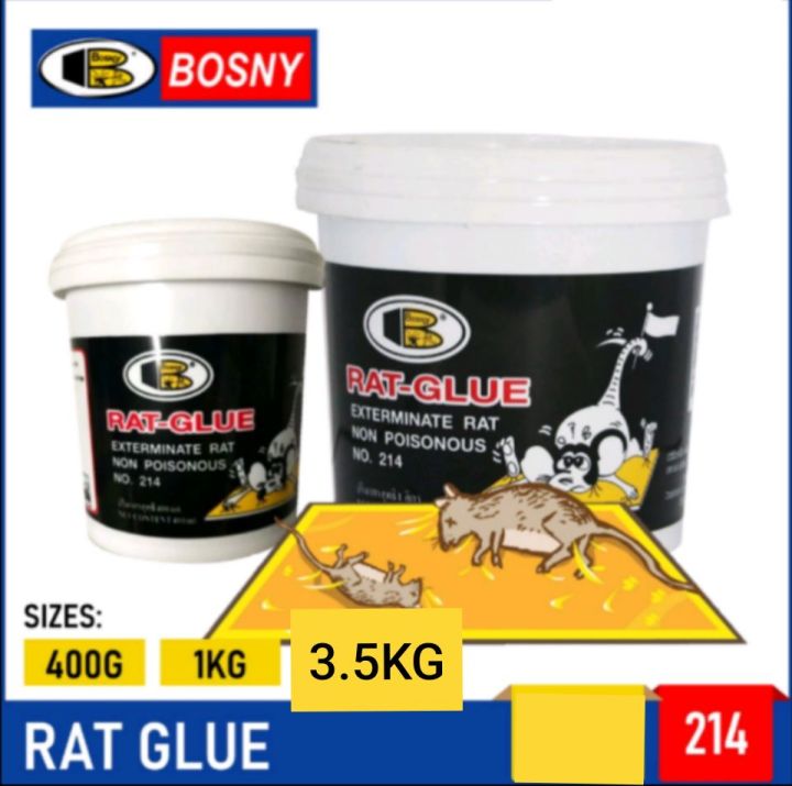 BOSNY RAT GLUE B214 PANDIKIT SA DAGA GLUE ONLY 400ML , 1KG PANDIKIT NA ...