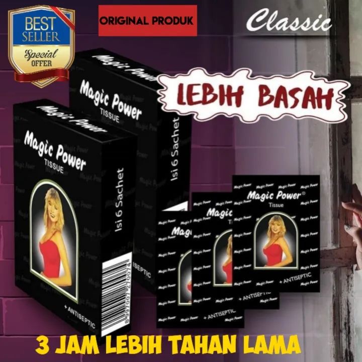TISSUE MAGIC POWER original produk / 5 box isi 30pcs | Lazada Indonesia