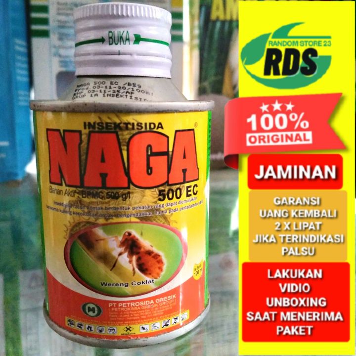 INSEKTISIDA NAGA 500 EC 100ML PEMBASMI HAMA WERENG COKLAT | Lazada ...
