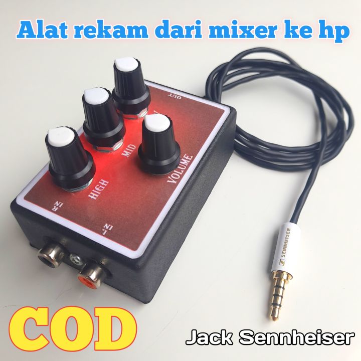 Alat Rekam Dari Mixer Ke Hp Plus Tone Control Pasif | Lazada Indonesia