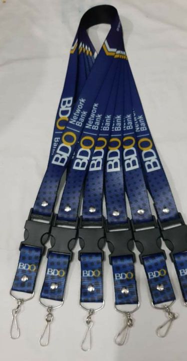 COSTUMIZED BDO NETWORK BANK ID LACE LANYARD | Lazada PH