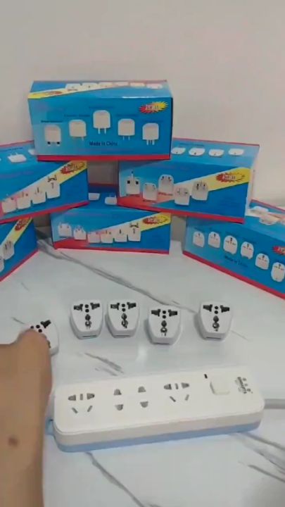 Universal Socket Flat Blade Plug Adapter Power Converter Adapter TOY ...