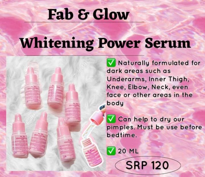 fab & glow whitening Power Serum | Lazada PH