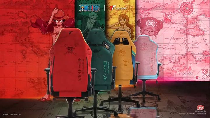 TTRacing MAXX LUFFY EDITION Air Threads Fabric Gaming Chair Office ...