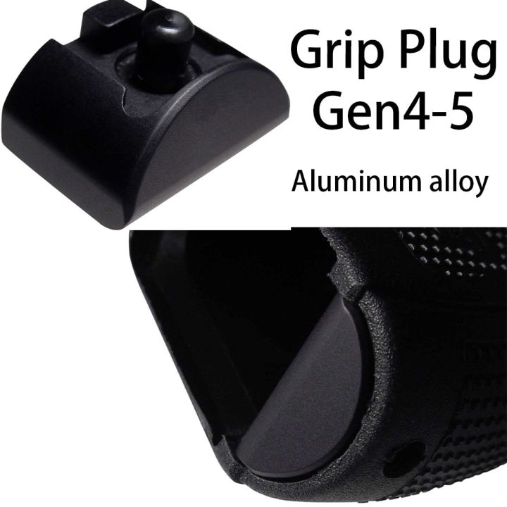 LCDVSea Aluminum Glock Grip Insert Plug Gen 4-5 Glock 17 19 22 23 24 32 ...