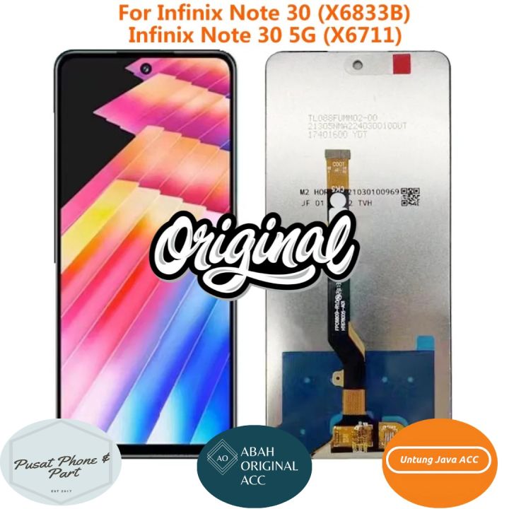 LCD INFINIX NOTE 30 NOTE 30 5G ORI FULLSET TOUCHSCREEN | Lazada Indonesia