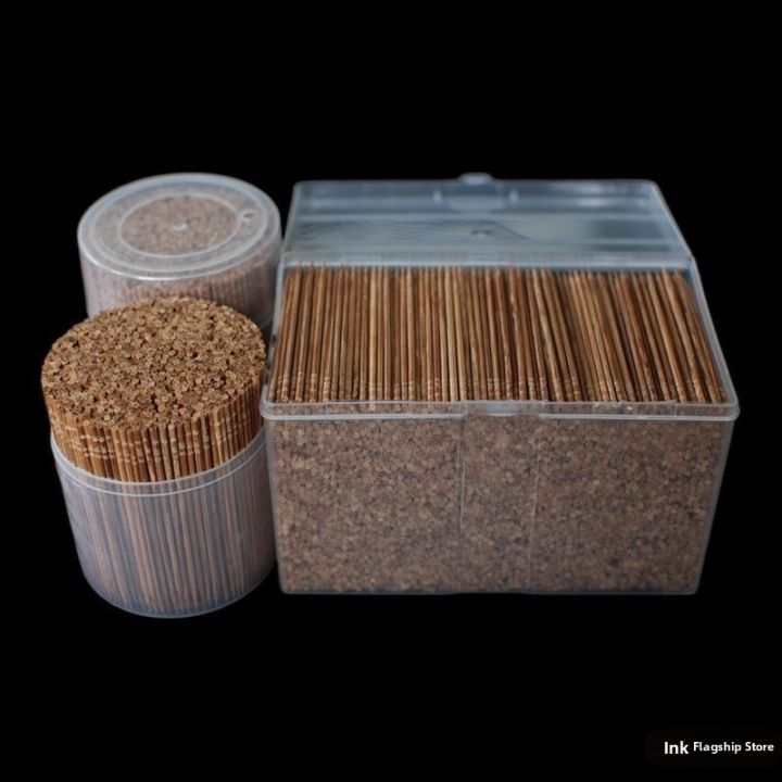 Food Grade Single Head Toothpick Carbonized High End Sharp Box ...