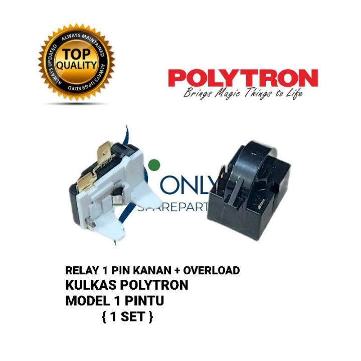 Relay Overload kulkas Polytron 1 pintu / Overloud kulkas Polytron ...
