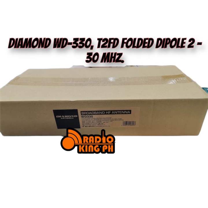 DIAMOND WD-330, T2FD FOLDED DIPOLE 2 - 30 MHZ | Lazada PH