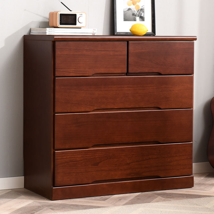 Solid Wood Chest of Drawers Modern Minimalist Household Storage Cabinet ...