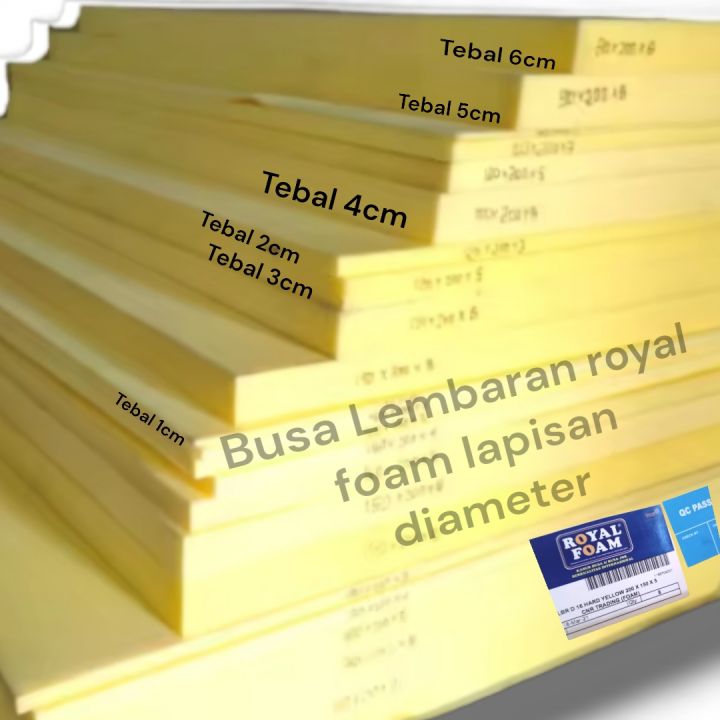 Busa Lembaran Royal Foam Tebal 3 cm Ukuran 200x80 Spons Gosok Media ...