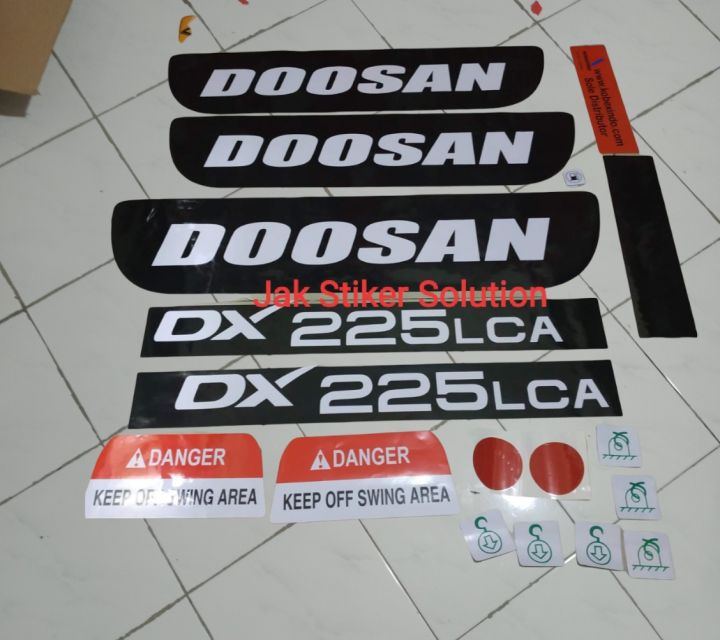 Stiker Doosan DX225CA LCA Sticker Alat Berat Excavator | Lazada Indonesia