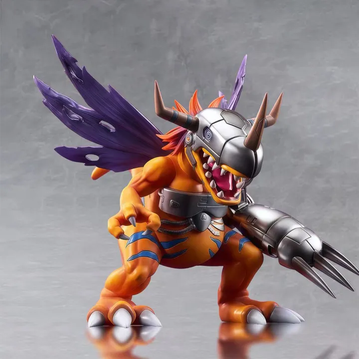 18cm Anime Digimon Adventure Metal Greymon Figure War Greymon Action ...