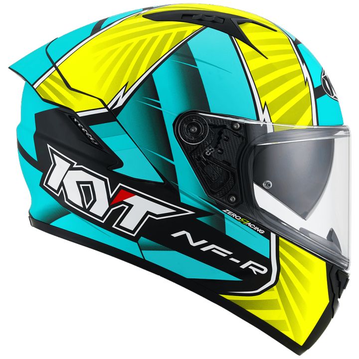 KYT NF-R Xavi Fores 21 Original Matt Yellow Green Helmet | Lazada PH